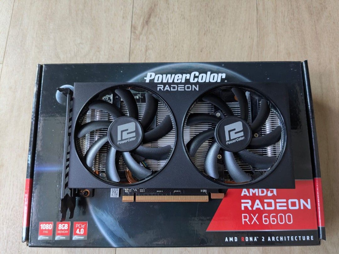 PowerColor AMD Radeon RX 6600 Fighter, Computers & Tech, Parts ...