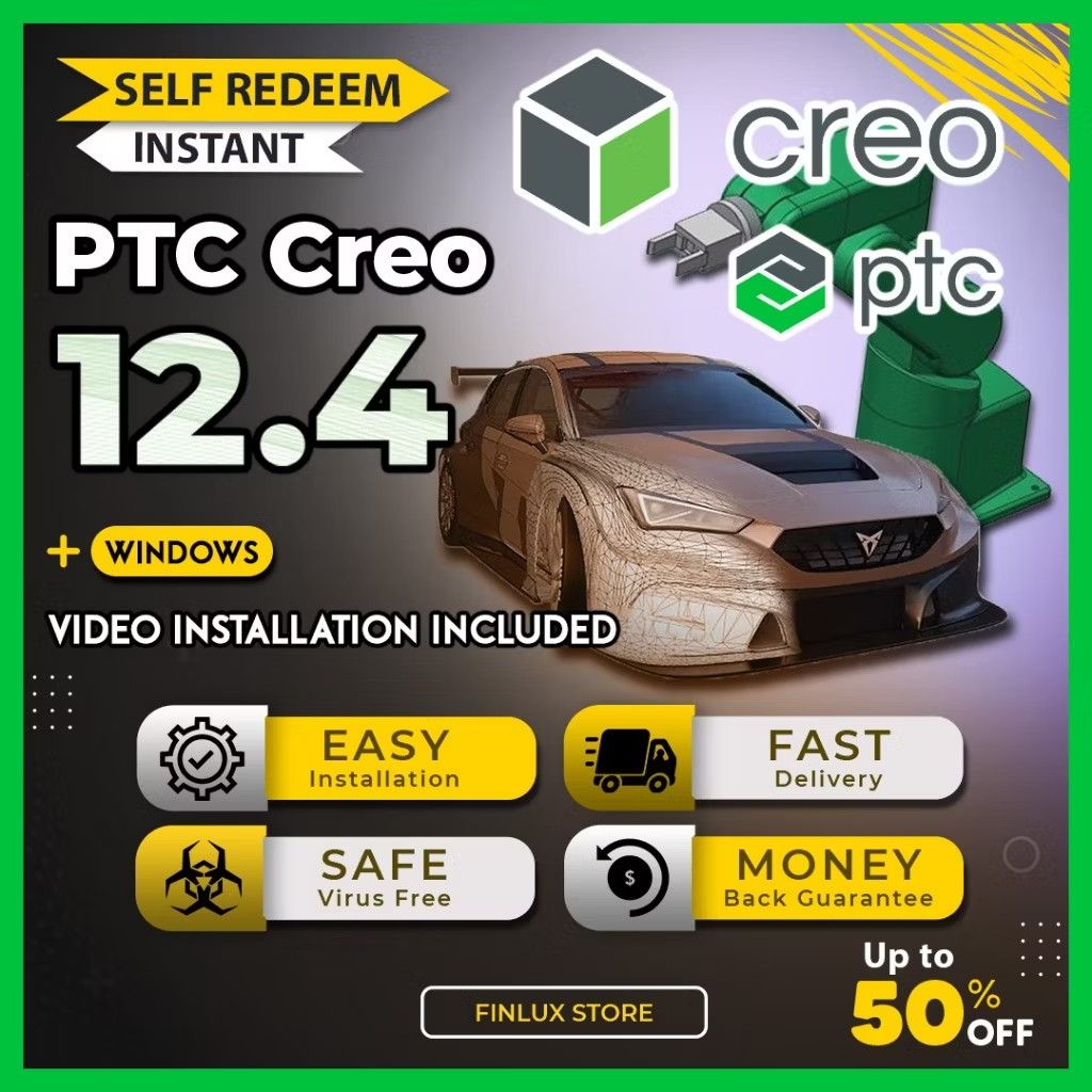 PTC Creo 12.4.0 Latest 2025 Lifetime For Windows (64-Bit), Computers ...