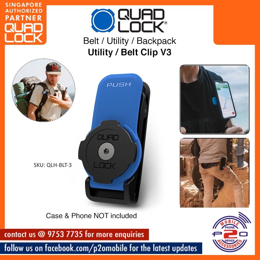 Quad Lock Belt/Utility/Backpack - Utility/Belt Clip, Mobile Phones ...