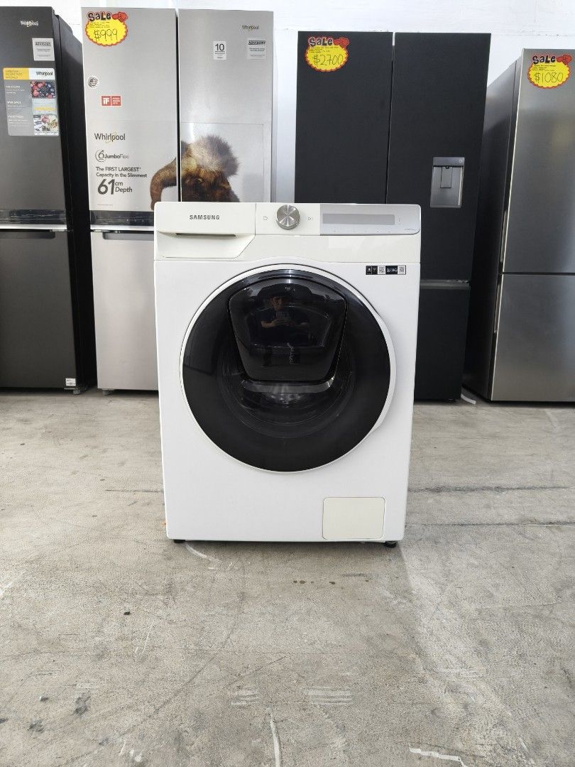 SAMSUNG 8KG ADDWASH FRONT LOAD WASHER WW80T754DWH Condition 8/10 $300 ...