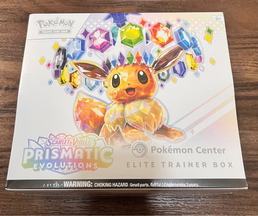 Shrinked Prismatic Evolution Pokemon Center ETB, Hobbies & Toys, Toys ...