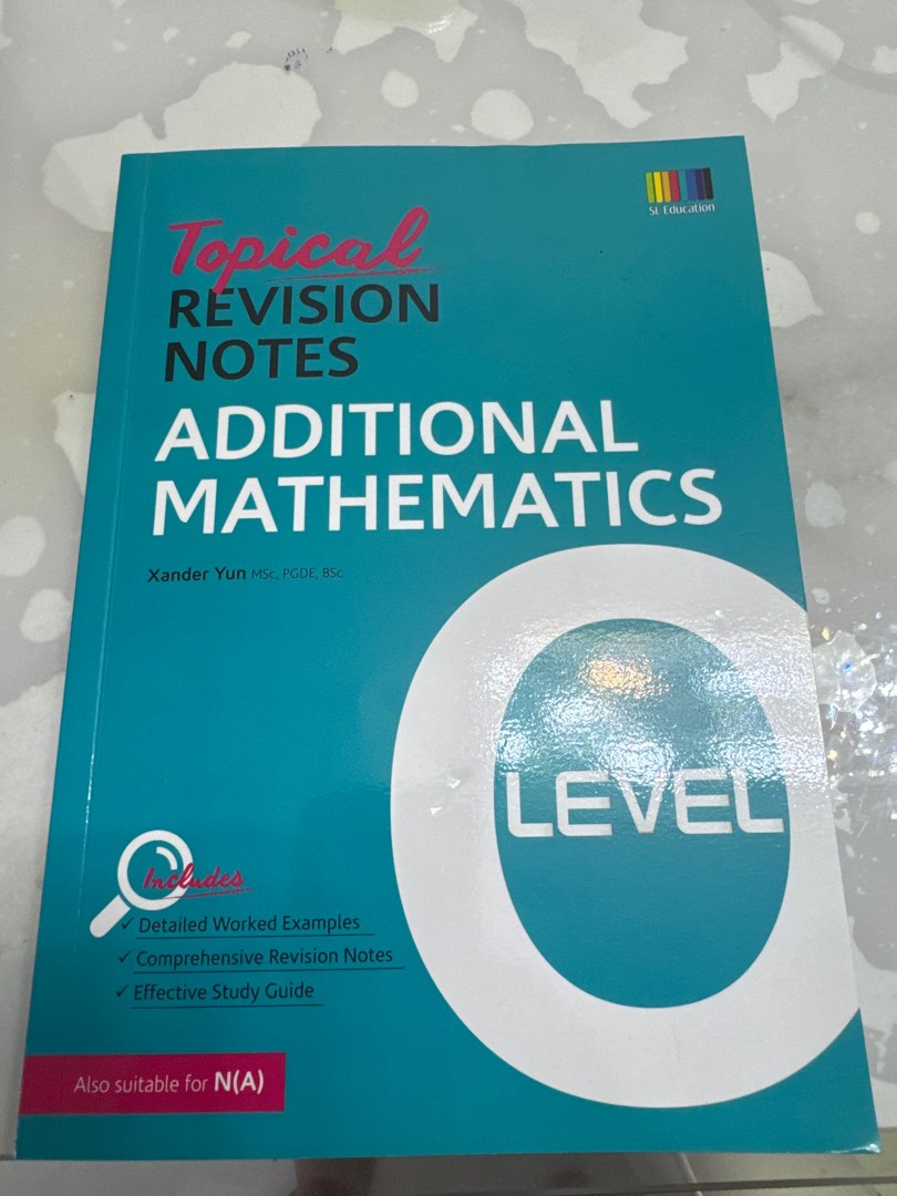Topical Revision Notes - Additional Mathematics, Hobbies & Toys, Books ...