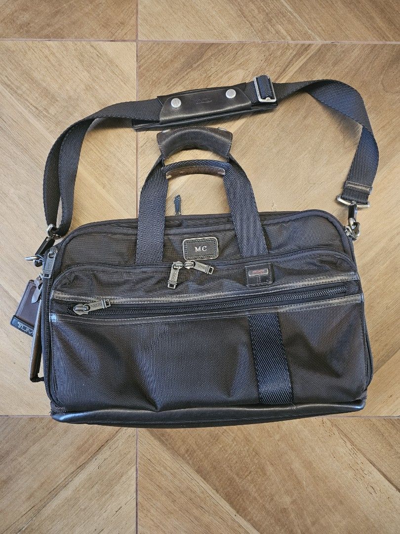 Tumi Alpha Bravo 3 way Briefcase with Shoulder Strap, Men's Fashion ...