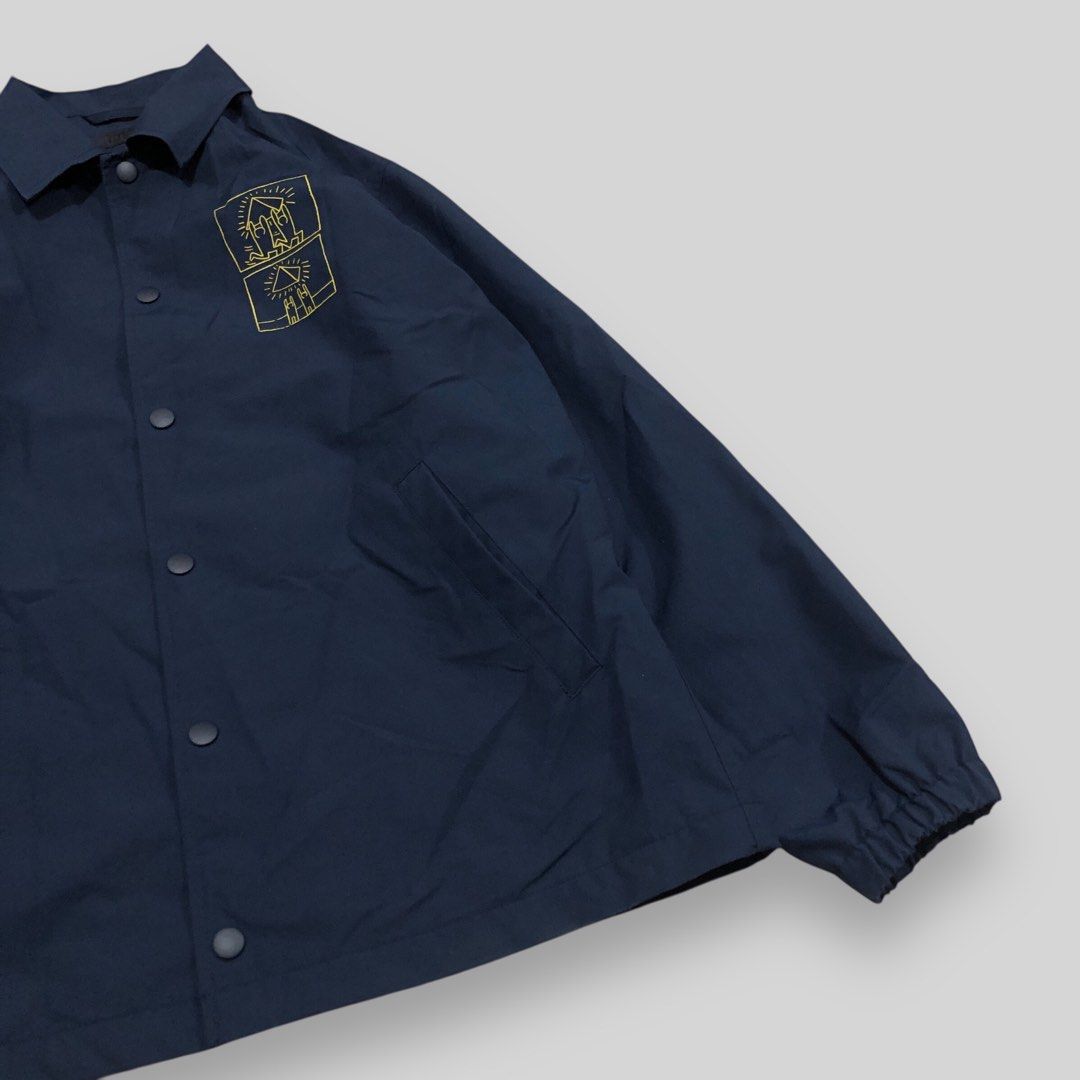 UNIQLO x Keith Haring Men's Lightweight Coach Jacket in Navy - Small ...