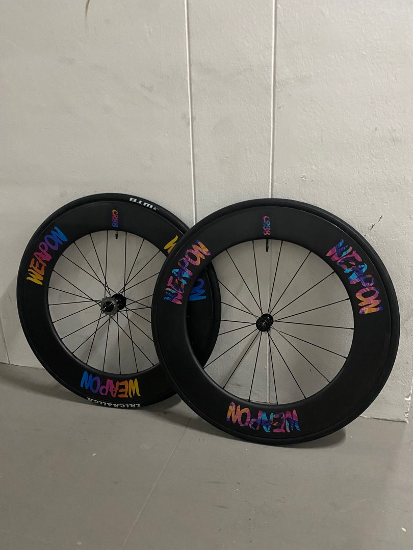 weapon arma cr88 carbon wheelset, Sports Equipment, Bicycles & Parts ...