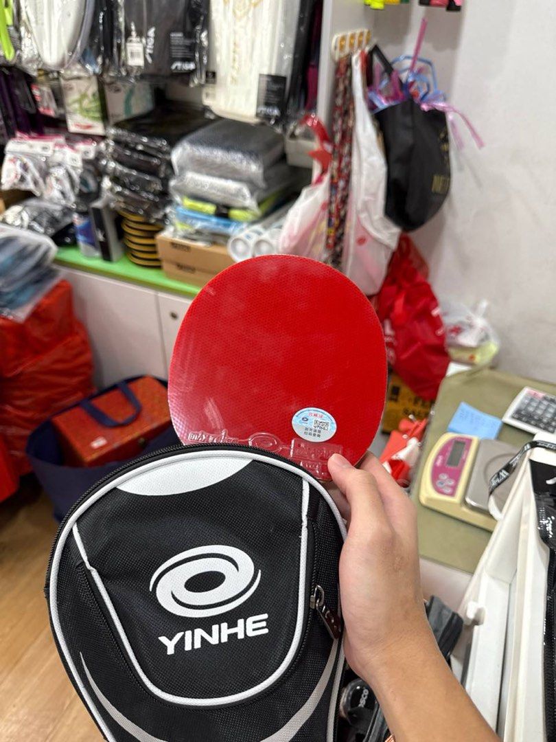 Yinhe Table Tennis Paddle with Case, Sports Equipment, Sports & Games ...
