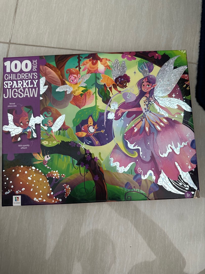 100 Piece Children’s Sparkly Jigsaw Puzzle, Hobbies & Toys, Toys ...