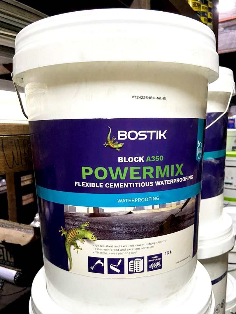 Bostik Powermix Cementitious Waterproofing 1 Gallon / 1 Tin - Block ...