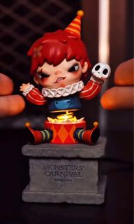 POPMART HIRONO MONSTERS CARNIVAL FIGURE (Creepy Clown) + SCENE PROP ...