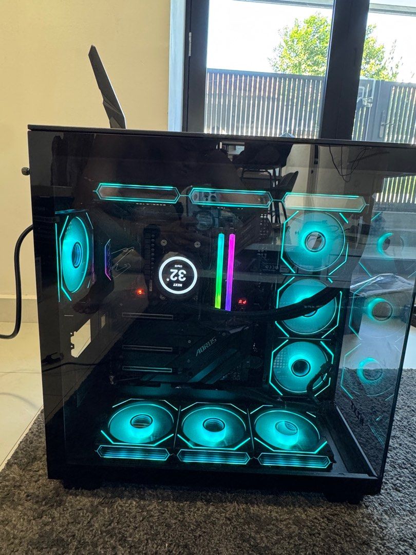 Custom built NZXT H9 FLOW Pc 5800x RTX 3070 water cooling, Computers ...