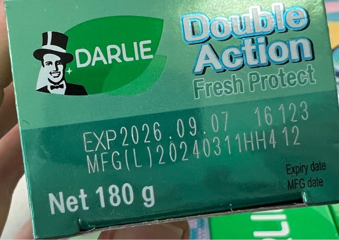Darlie Double Action Fresh Mint Toothpaste (180g), Beauty & Personal ...