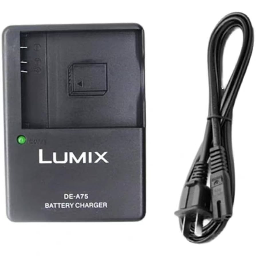 DE-A75 Battery Charger for Panasonic Lumix DE-A75B DE-A76 DE-A76A DMW ...