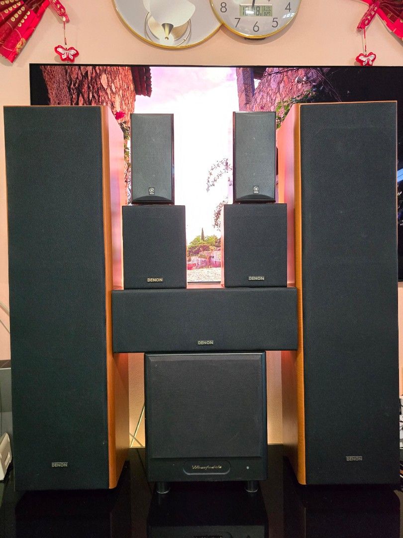 Denon & Yamaha 7.1 Speaker System, Audio, Soundbars, Speakers ...