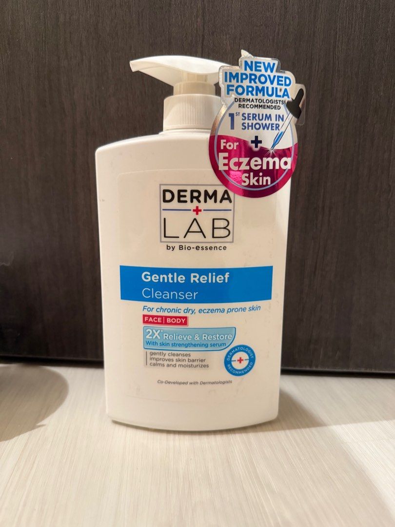 Derma Lab Gentle Relief Cleanser for Eczema Skin 1000ml, Beauty ...