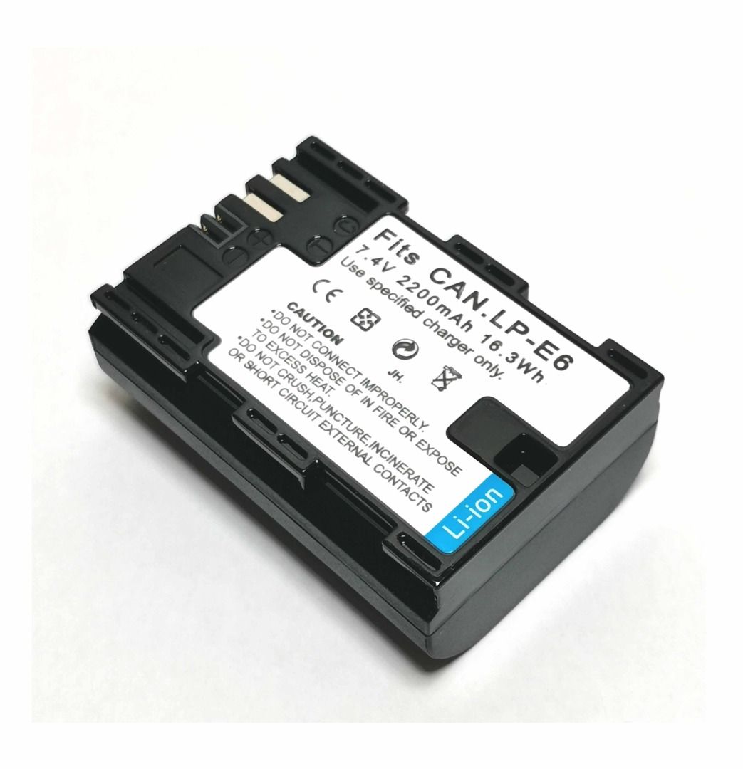EOS LP-E6 Rechargeable Li-ion Battery for Canon EOS 60D 70D 80D 90D 7D ...