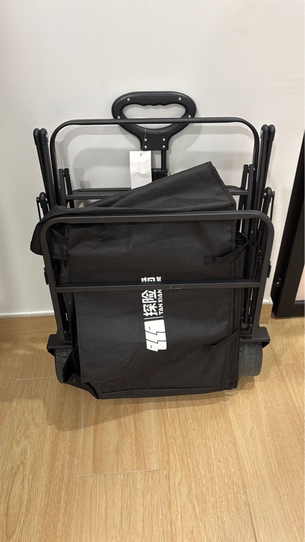 Foldable canvas trolley, Everything Else on Carousell