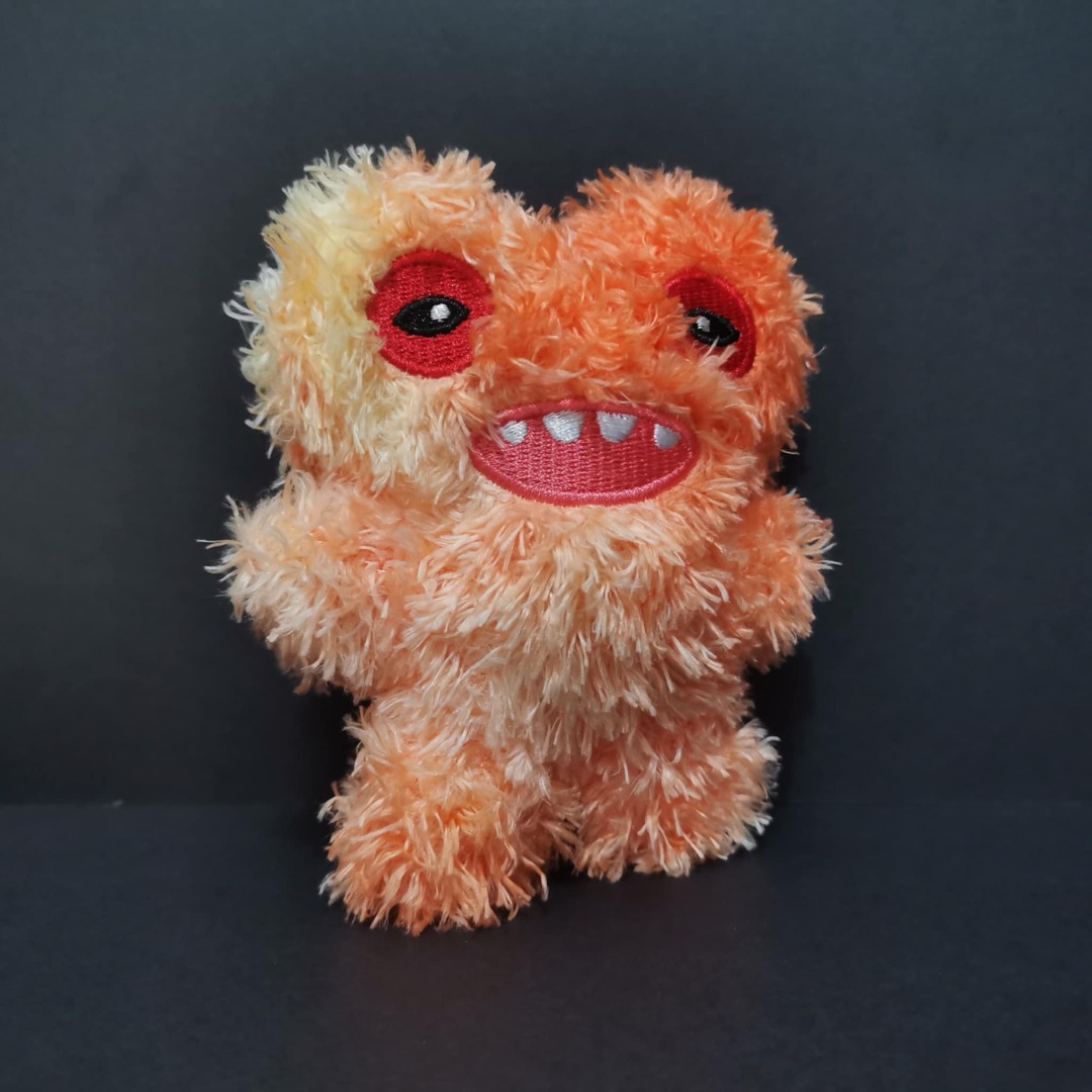 (Free Shipping) Fire Orange Fuggler Plush Bag Charm (other tags: mascot ...