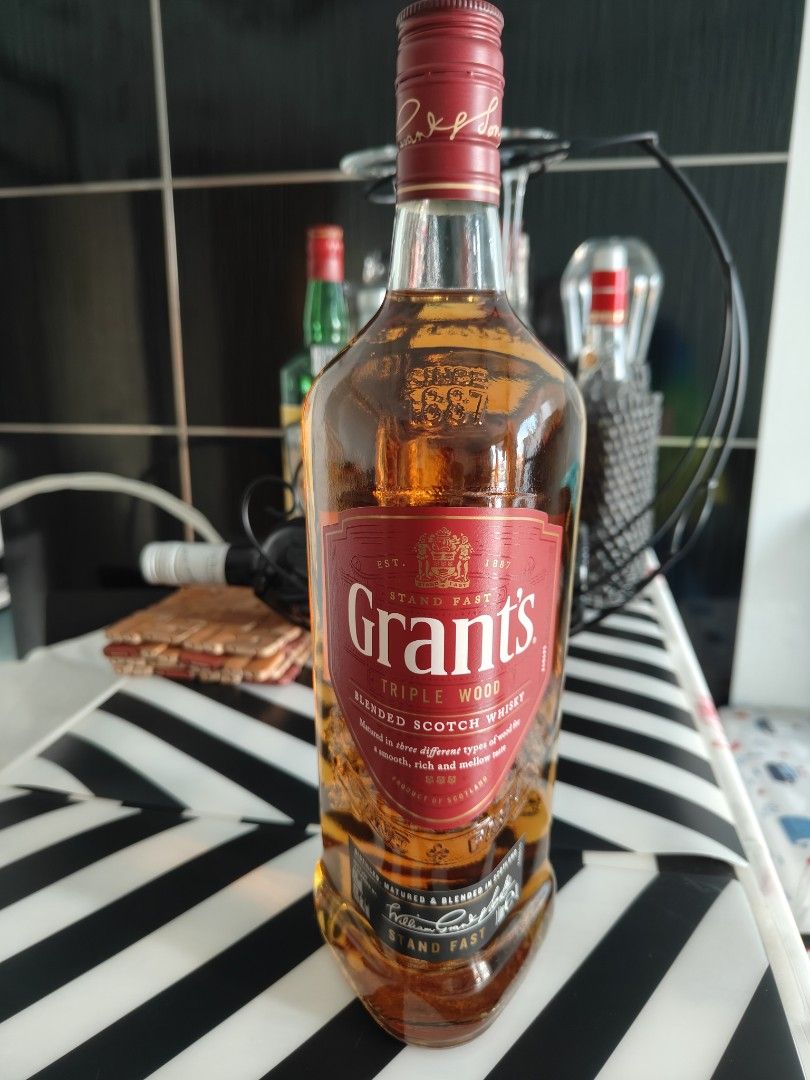 Grants Triple Wood Blended Scotch Whisky, Food & Drinks, Alcoholic ...