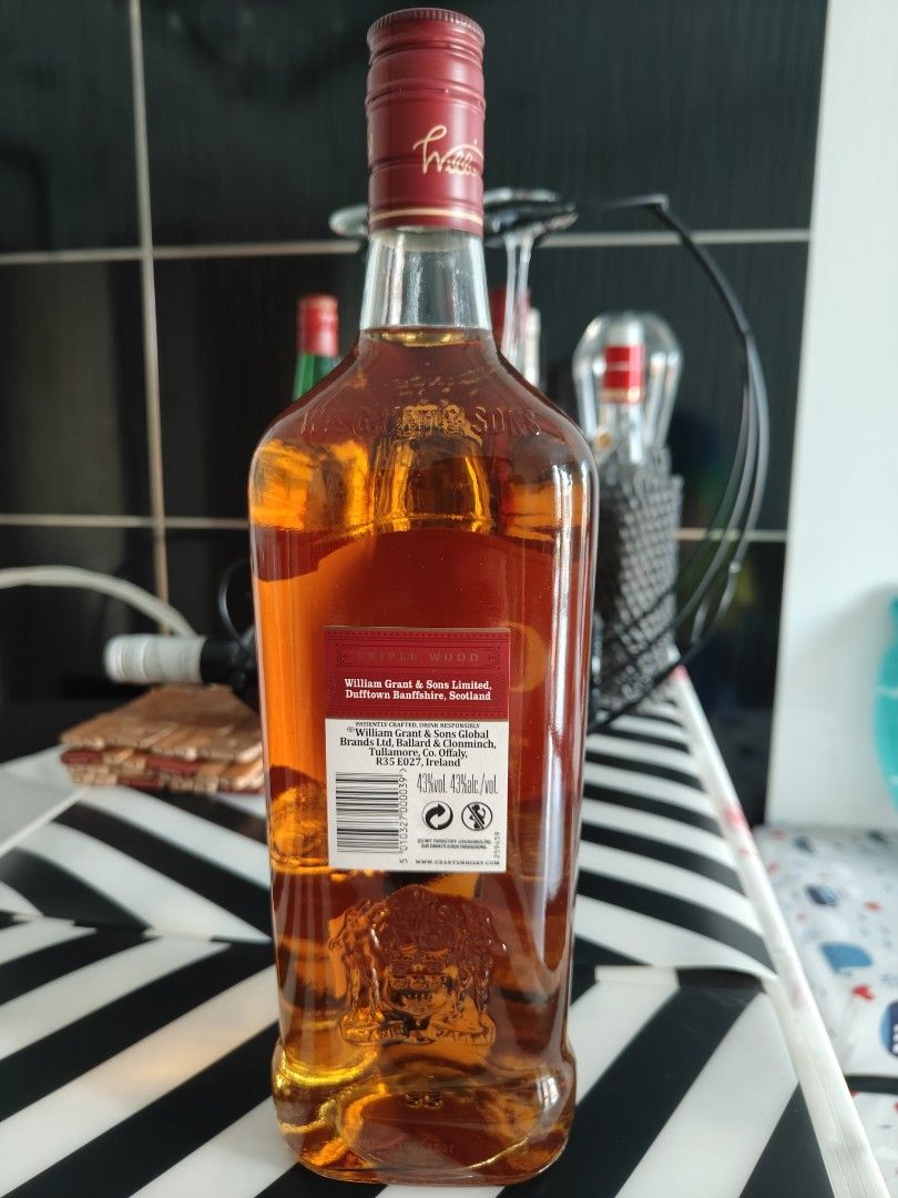 Grants Triple Wood Blended Scotch Whisky, Food & Drinks, Alcoholic ...
