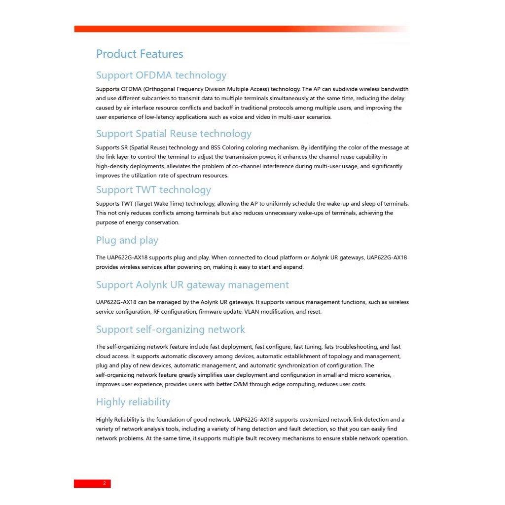 H3C Aolynk UAP622G-AX18 WiFi 6 (802.11ax) 1775 Mbps Ceiling Mounted Access Point AP, Computers ...