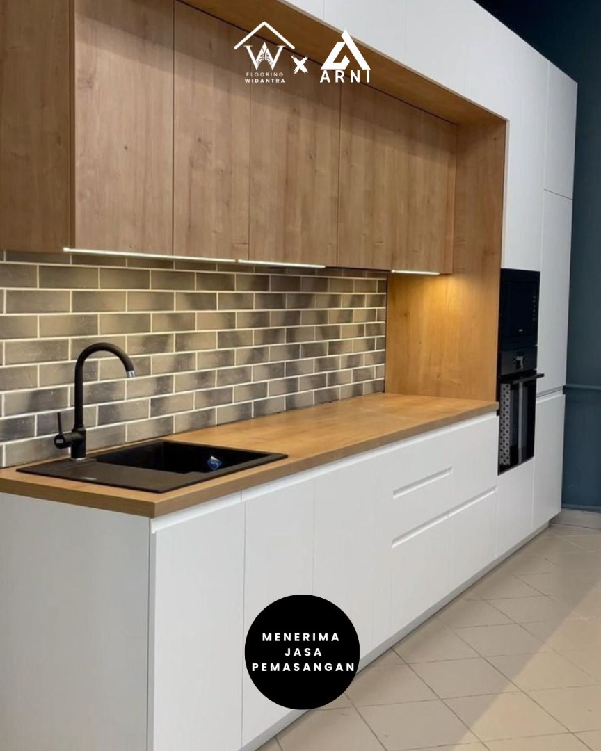 HPL Furniture HIMMEL Motif Kayu dapur/meja/lemar, Perabotan Rumah di ...