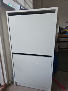 IKEA BISSA Shoe cabinet, Furniture & Home Living, Furniture, Shelves ...