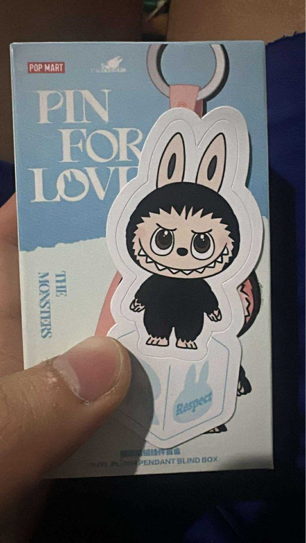 Labubu letter R pin for love, Announcements on Carousell