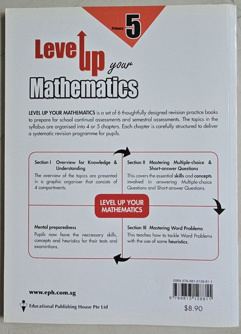 Level Up Your Mathematics Primary 5 Textbook, Hobbies & Toys, Books ...