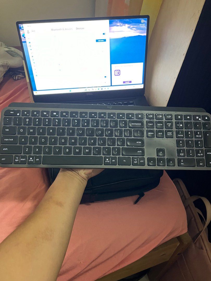 Logitech MX Keys Business Wireless Keyboard w/ backlight, Computers ...