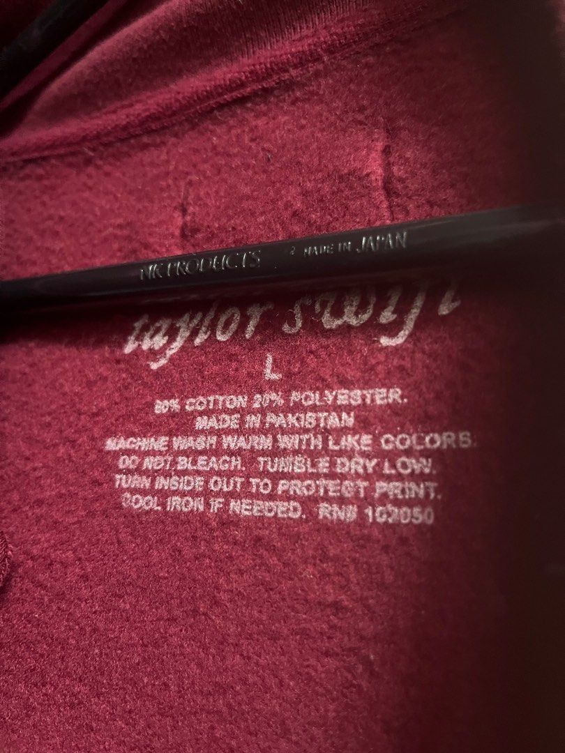 Official Taylor Swift Folklore Album Varsity Jacket - Size L, Women's ...