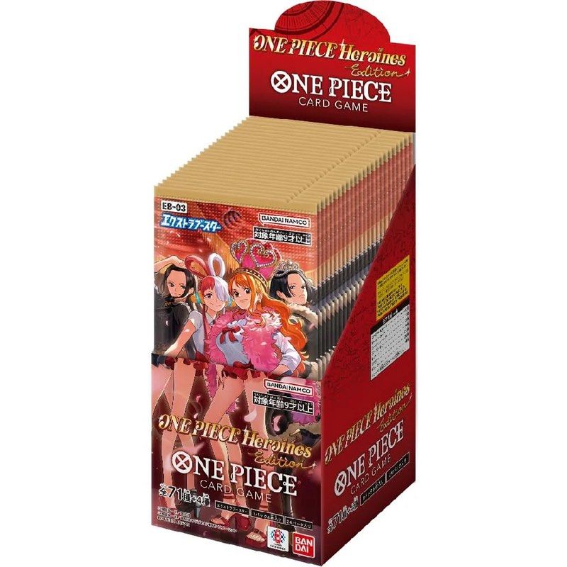 One Piece Heroines Edition Card Game Booster Box EB-03 OPTCG, Hobbies ...