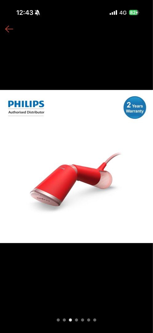 Philips 5000 Series Handheld Steamer - STH5020/40, TV & Home Appliances ...