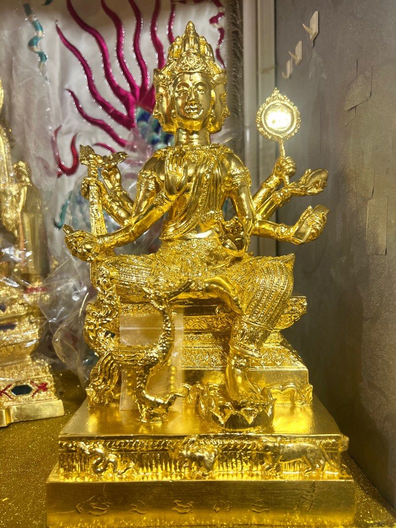 Phra phrom four face Buddha Bucha Buddha Buddhist Buddhism Thai ...