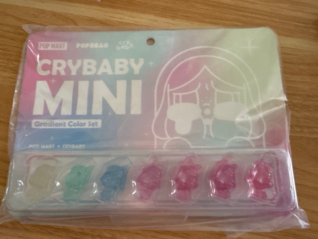Pop Mart Crybaby Mini Gradient Color Set, Hobbies & Toys, Toys & Games ...