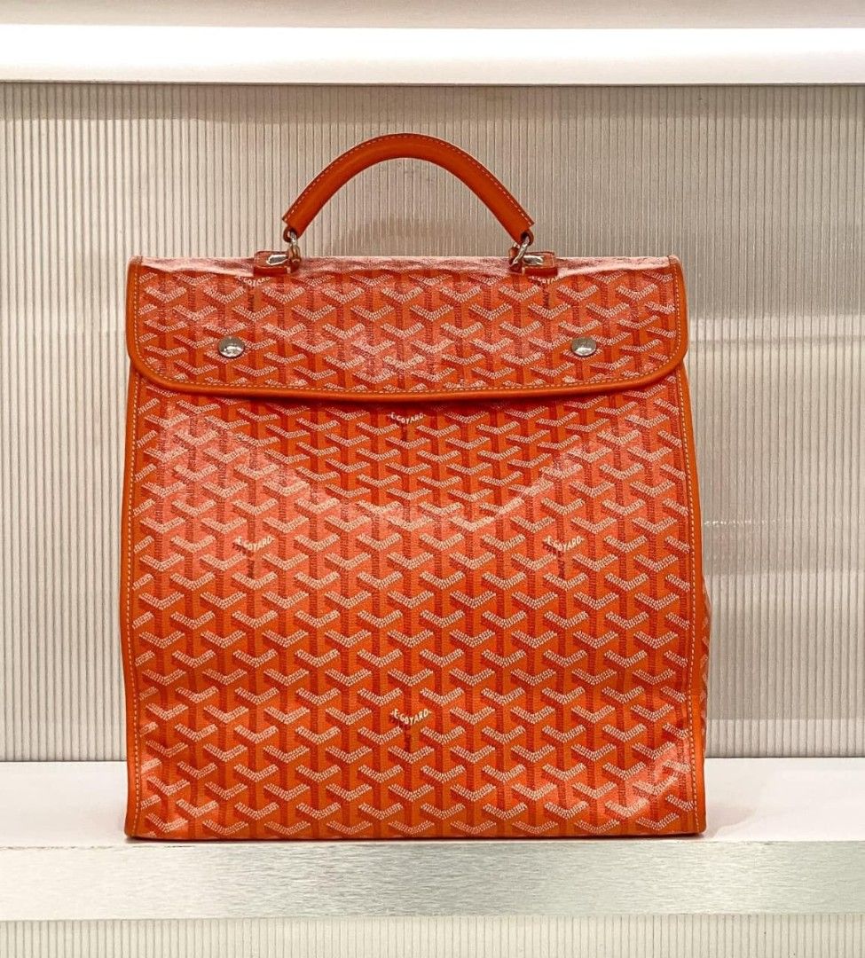 goyard backpack red