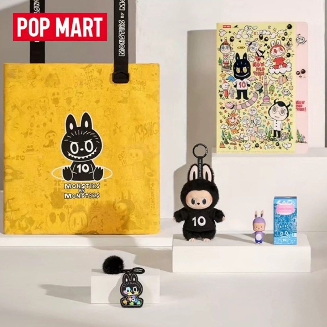 (Instock) Labubu The Monsters 10th Anniversary Gift Set SET A B ...