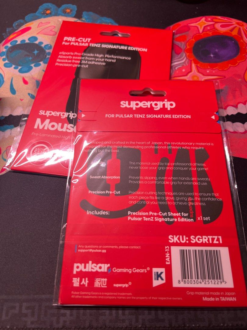 Pulsar Supergrip Mouse Grip Tape - Tenz Signature Edition, Computers ...