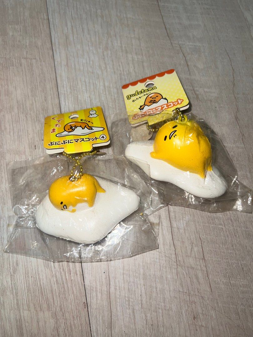 sanrio gudetama egg squishy set, Hobbies & Toys, Toys & Games on Carousell