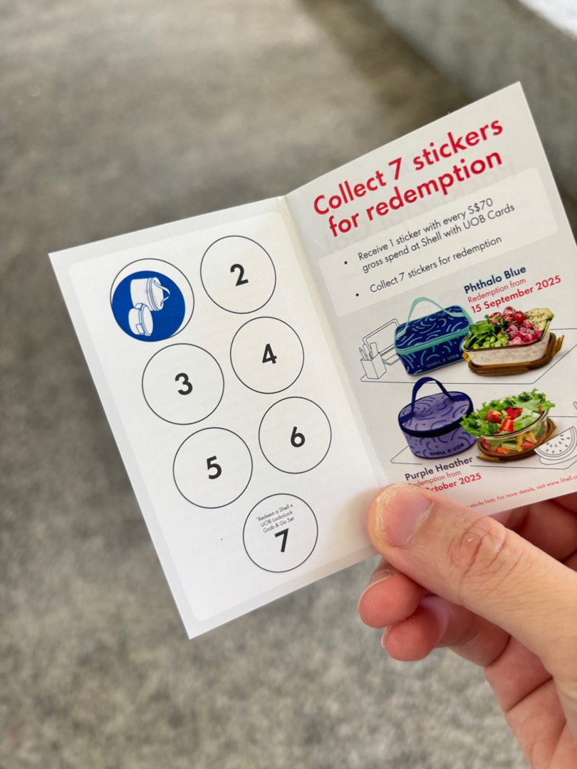 Shell UOB Stickers - Collect 7 for Redemption, Everything Else on Carousell