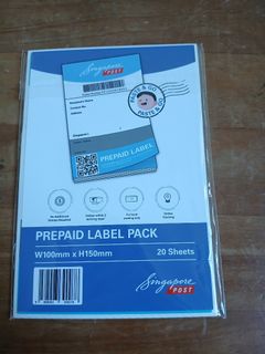 (Read description) Singpost tracked mail label for send parcel in ...