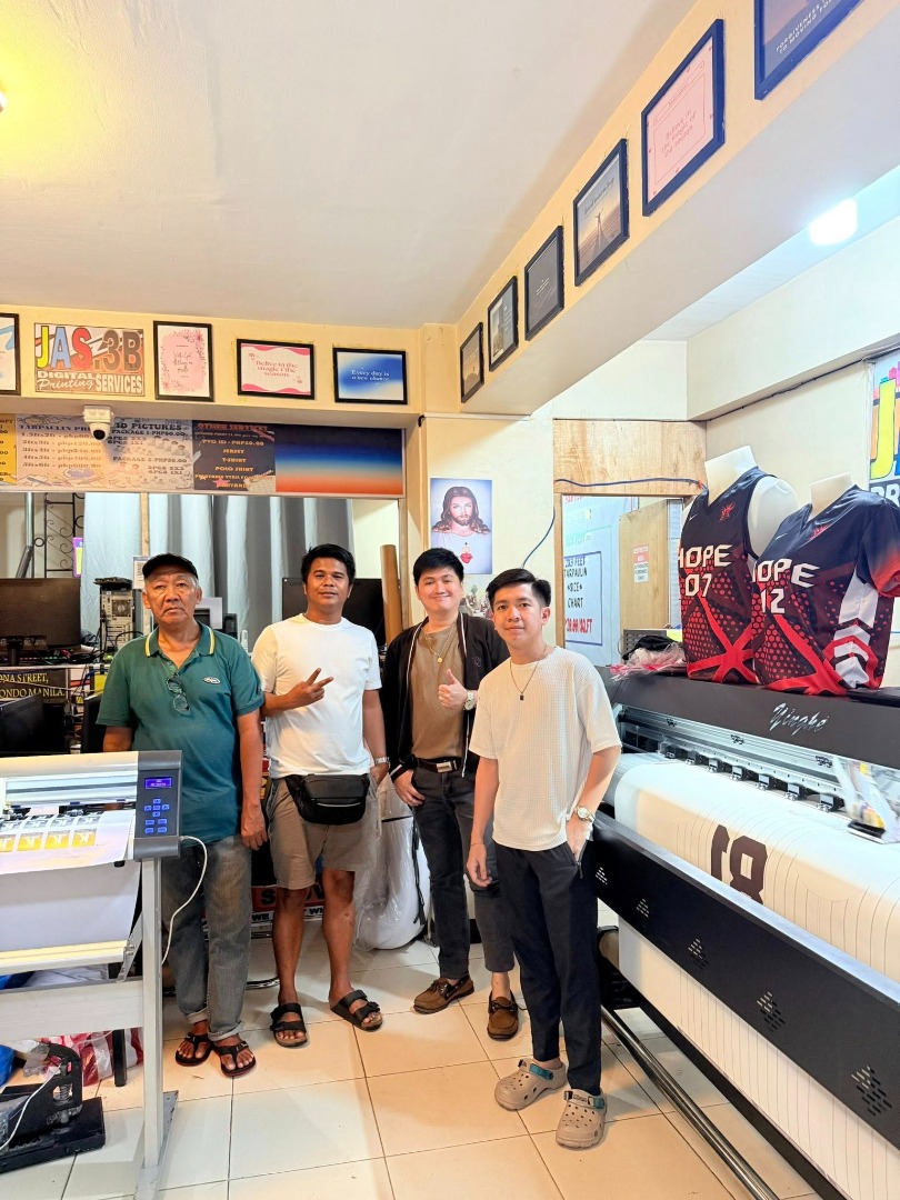 STICKERS PRINTER MACHINE AND ECO-SOLVENT PRINTER MACHINE 6FT PRINTHEAD ...