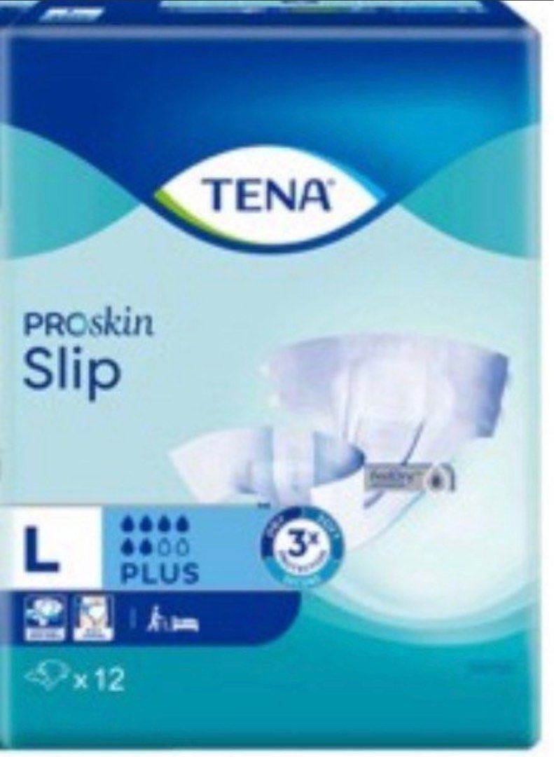 TENA Proskin Slip L Plus Adult Diapers, Health & Nutrition, Assistive ...