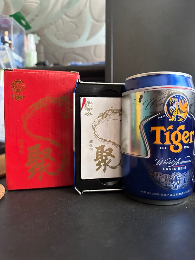 tiger beer poker cards lager playing cards with container limited ...