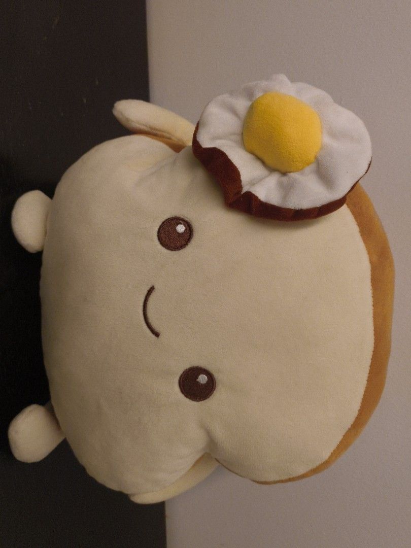 Toast and Egg Plushie, Hobbies & Toys, Toys & Games on Carousell