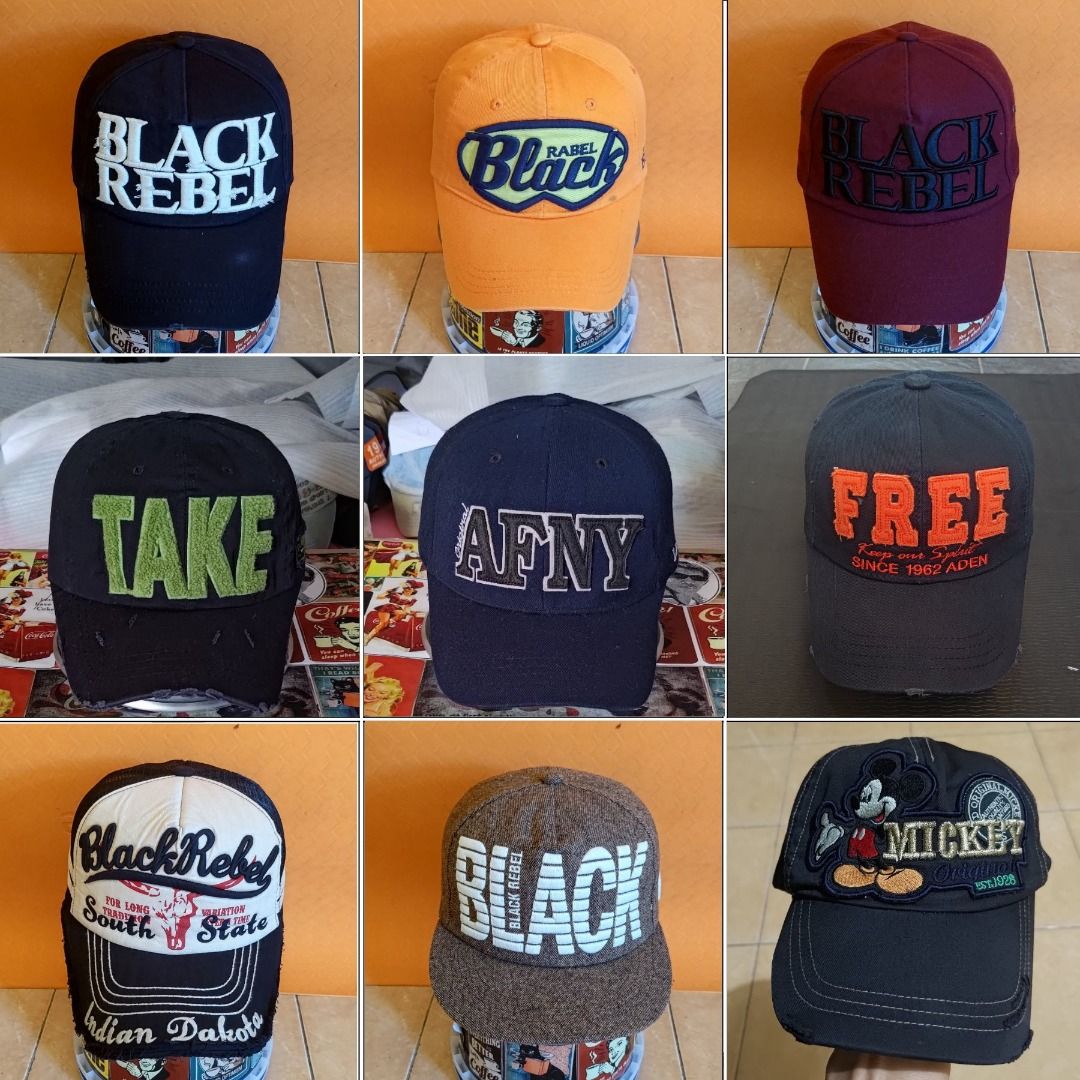 TOPI TOPI RIPPED-1 (@50K/Pcs), Fesyen Pria, Aksesoris, Topi di Carousell