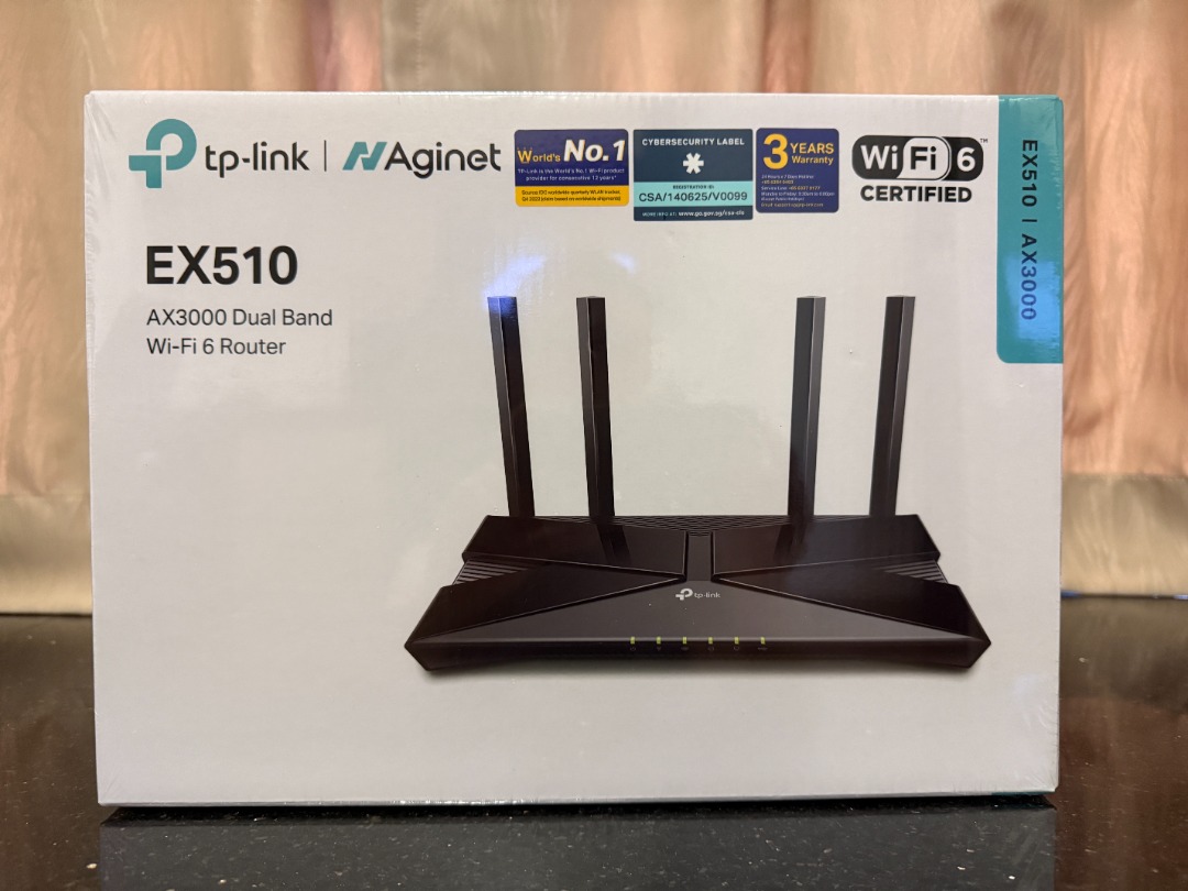 TP-Link EX510 AX3000 Dual Band Wi-FI 6 Router, Computers & Tech, Parts ...