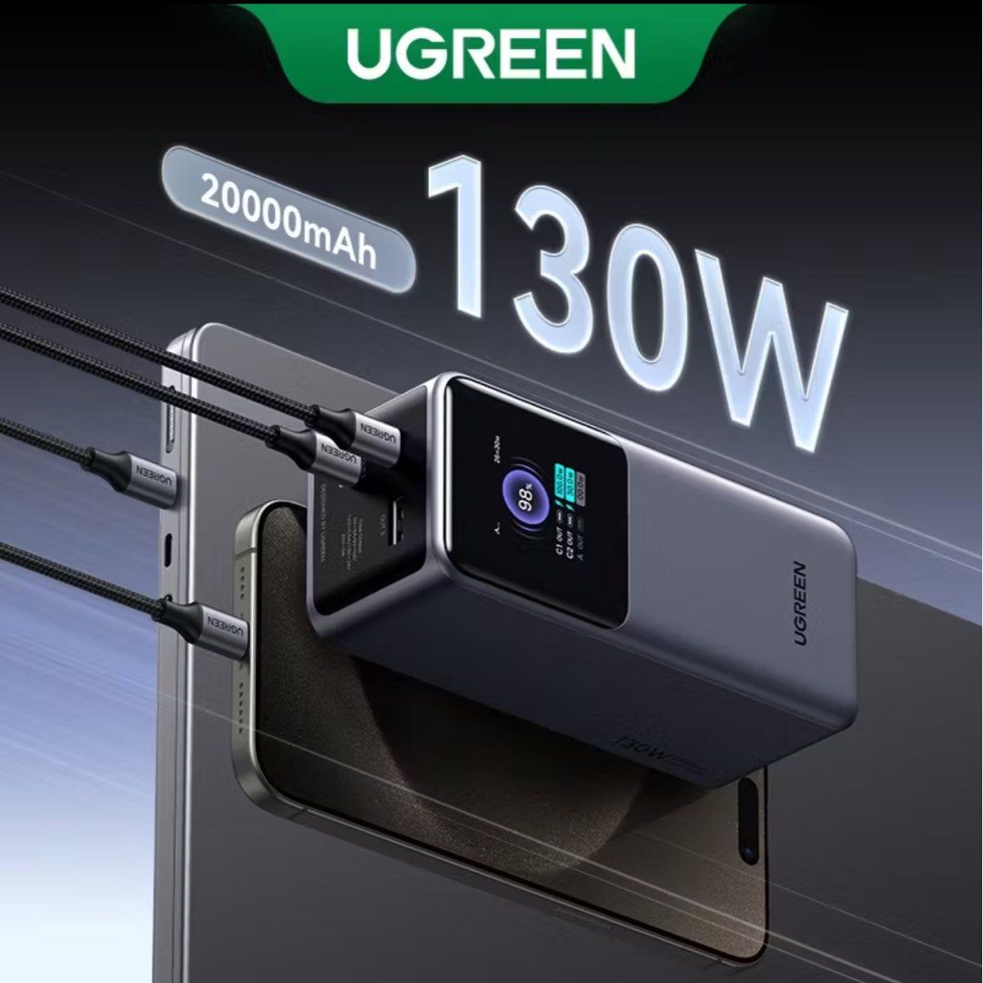 CCC Certified - UGREEN 130W 20000mAh Power Bank, Mobile Phones ...