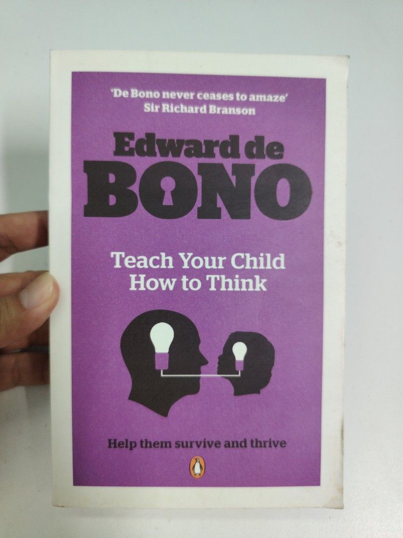 [Used] Teach Your Child How to Think by Edward de Bono (Nonfiction ...