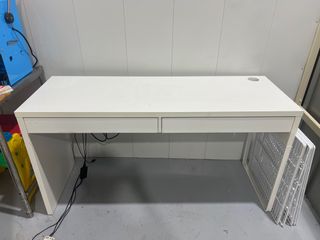 Office Desk with 3 Drawers - Light Grey Color, Furniture & Home Living ...