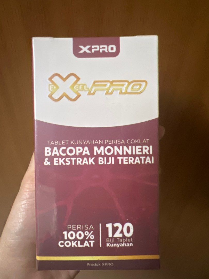 XPRO X-Gel Pro Tablet Kunyahan, Health & Nutrition, Health Supplements ...